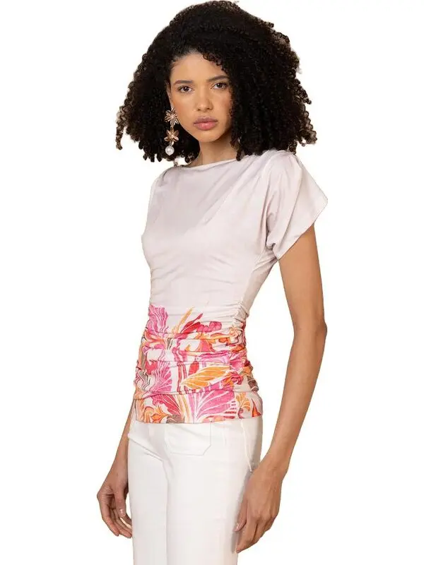 Hale Bob Blessing Jersey Top - Pink