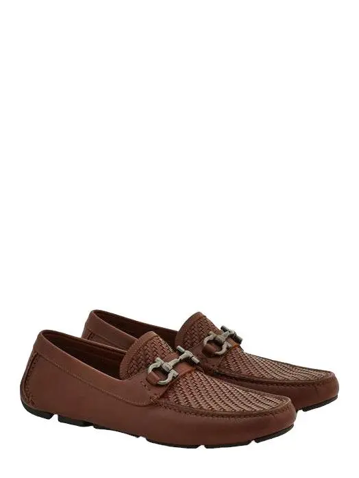 FERRAGAMO Parigi Bit Driving Shoe - Midbrown
