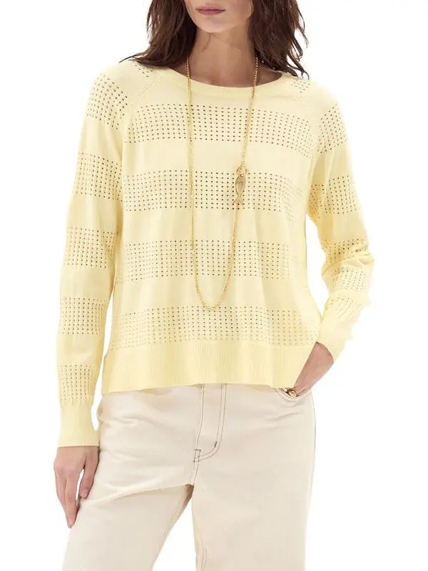 Deluc Creta Openwork Sweater - Butter