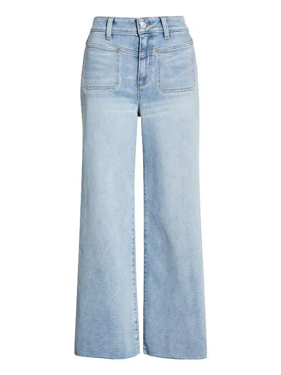 Paige Anessa High-waist Wide-leg Jeans - La Belle