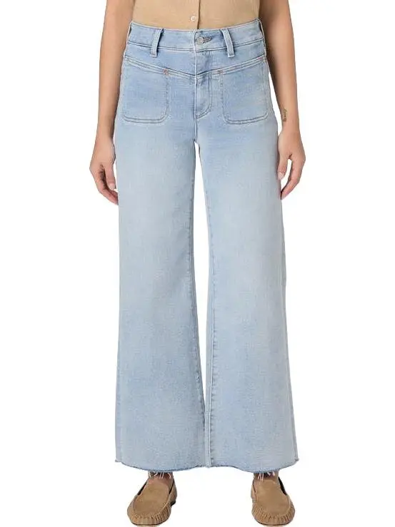Paige Anessa High-waist Wide-leg Jeans - La Belle
