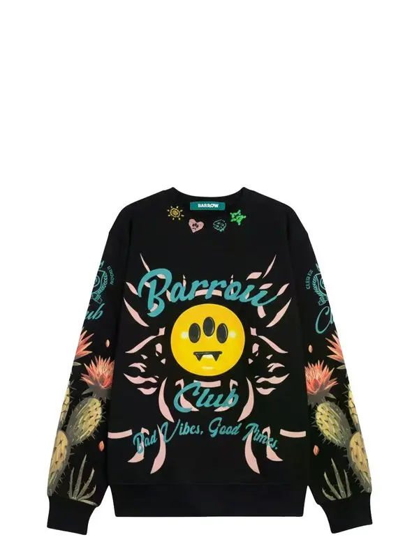 BARROW Graphic-print Sweatshirt - Black