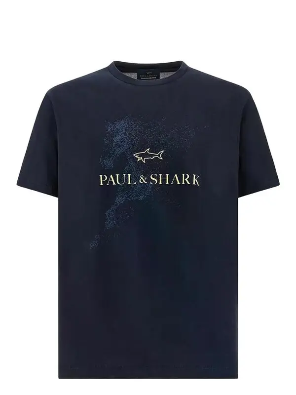 Paul & Shark Year Of The Horse Printed T-shirt - Blue