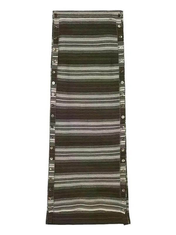 Miss Sixty Striped Maxi Skirt - Brown