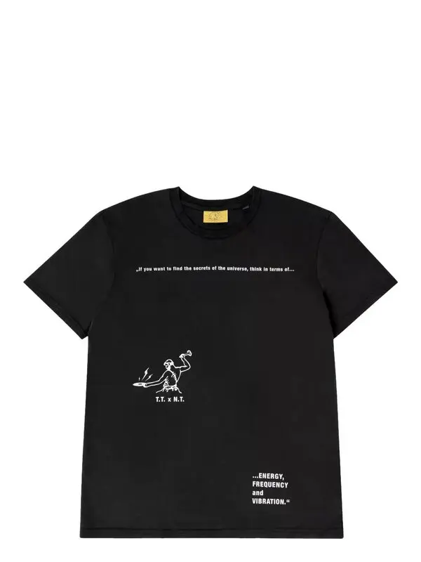 LN-CC X TOY TONICS Printed Crew-neck T-shirt - Black