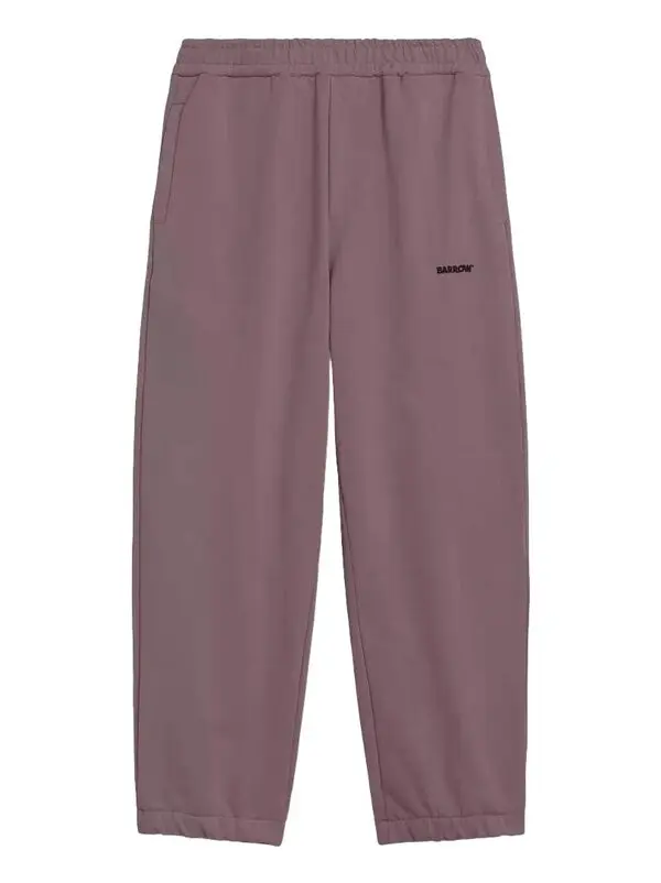 BARROW Logo Drawstring Track Pants - Purple