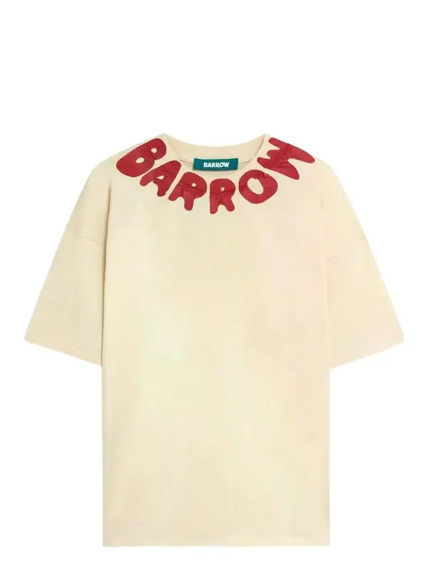 BARROW Crewneck Graphic T-shirt - Neutrals