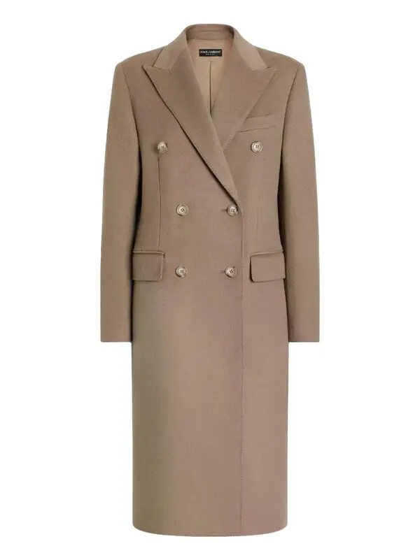 Dolce & Gabbana Double-breasted Coat - Brown