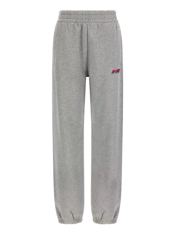 Off-White Logo-embroidered Track Pants - Grey