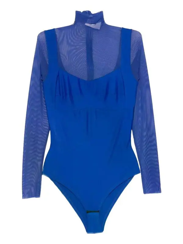 ATU BODY COUTURE Long-sleeve Bodysuit - Blue