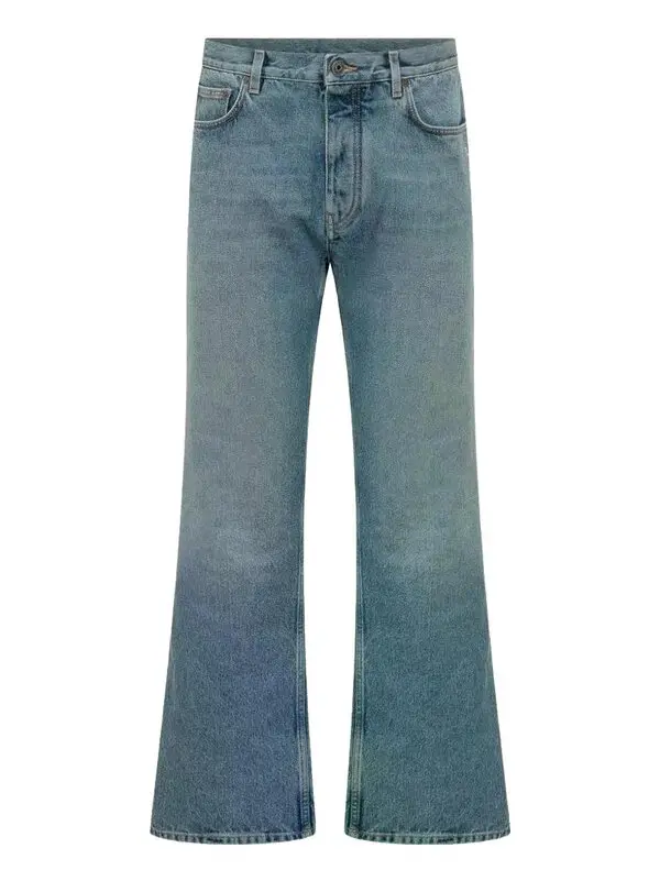 Off-White Arrow Slim Jeans - Blue