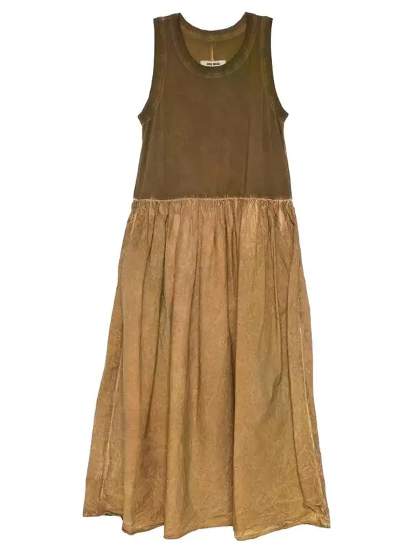 UMA WANG Duma Sleeveless Maxi Dress - Brown