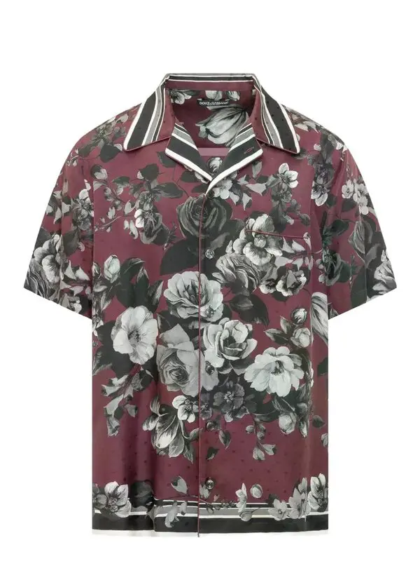 Dolce & Gabbana Floral Shirt - Red