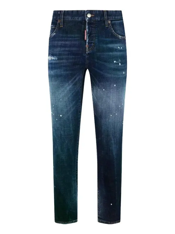 Dsquared2 Logo-patch Jeans - Blue
