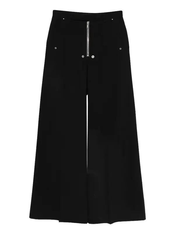 Rick Owens Zipped Trousers - Black