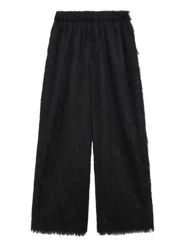 THE FRANKIE SHOP Fringed Trousers - Black