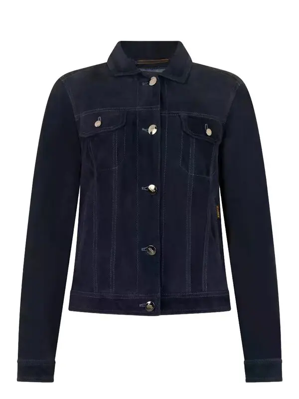 MOORER Flap-pocket Jacket - Blue