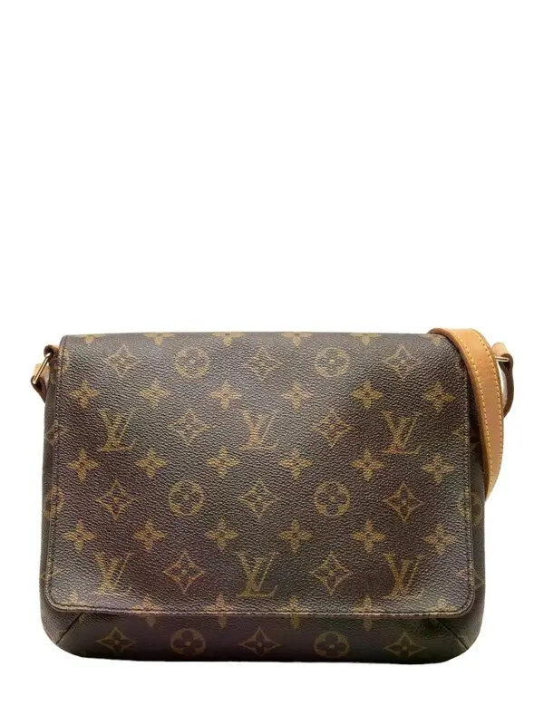 LOUIS VUITTON 1999 Monogram Musette Tango - Brown