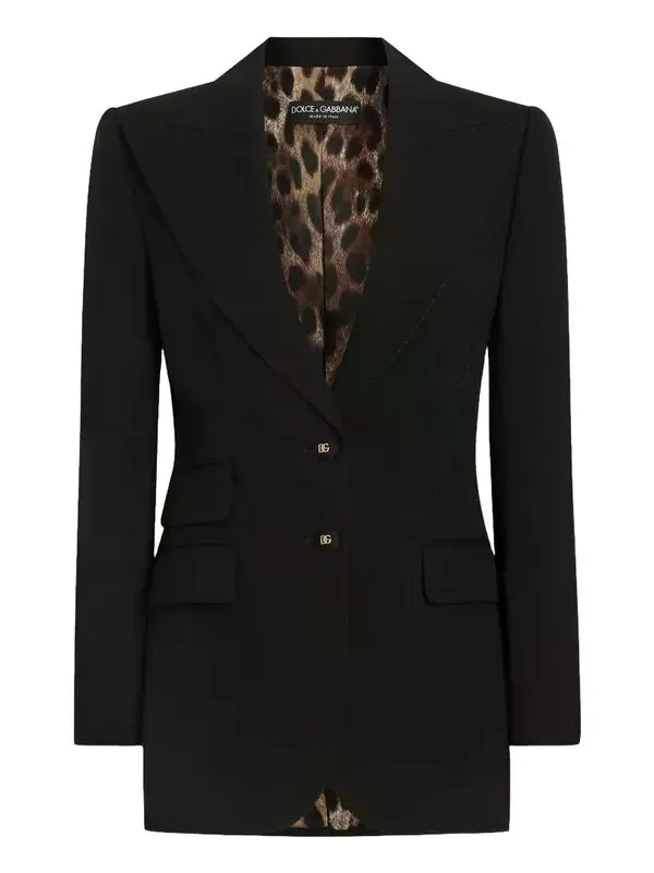 Dolce & Gabbana Single-breasted Blazer - Black