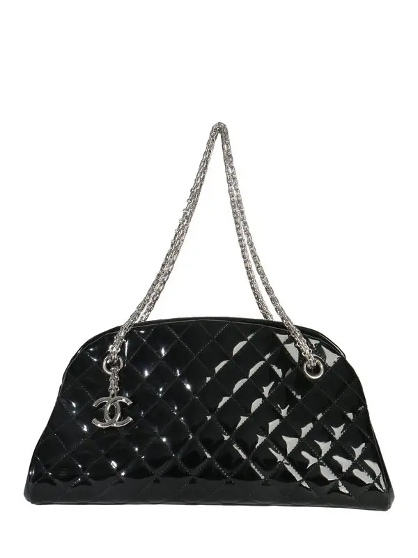 Chanel Quilted Patent Just Mademoiselle - Black