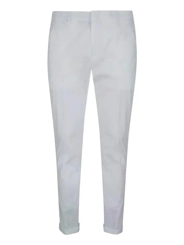 DONDUP Cuffed-hem Trousers - White