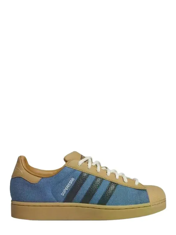 Adidas Superstar Ii Striped Sneakers - Blue