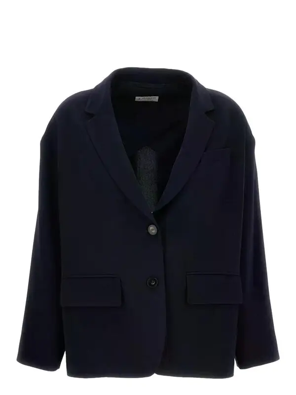 Alberto Biani Two-button Patch-pocket Blazer - Blue