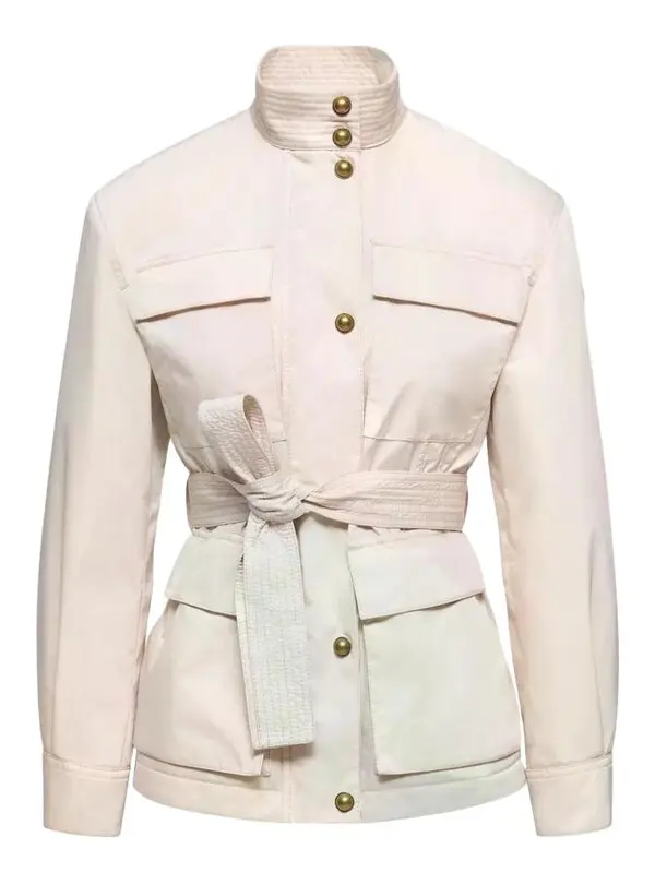 Moncler Maitake Belted Jacket - Neutrals