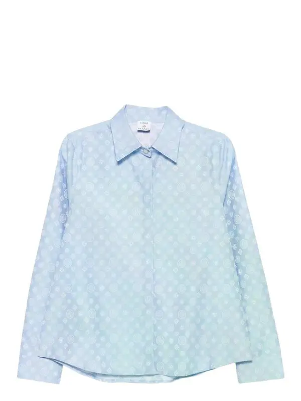 Casablanca Monogram Shirt - Blue