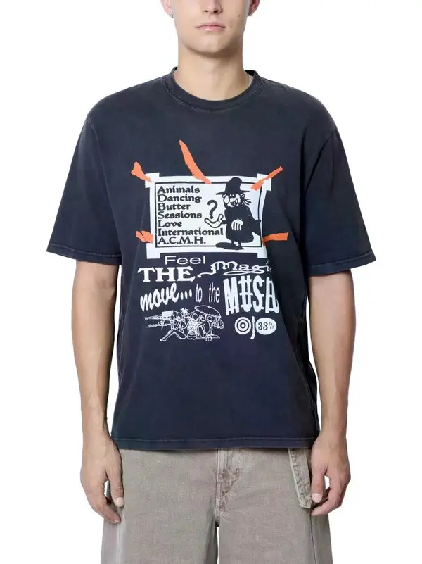 ACMH X LOVE INTERNATIONAL Graphic T-shirt - Blue