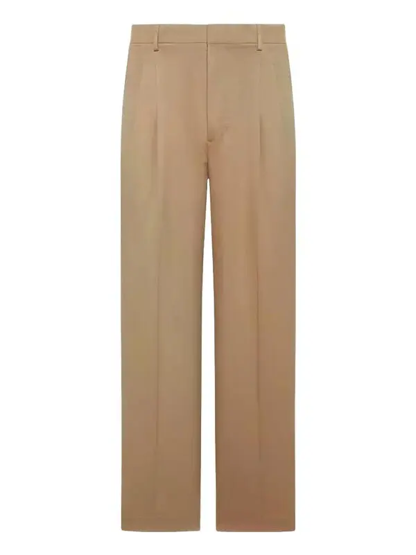 Ami Pleated Trousers - Brown