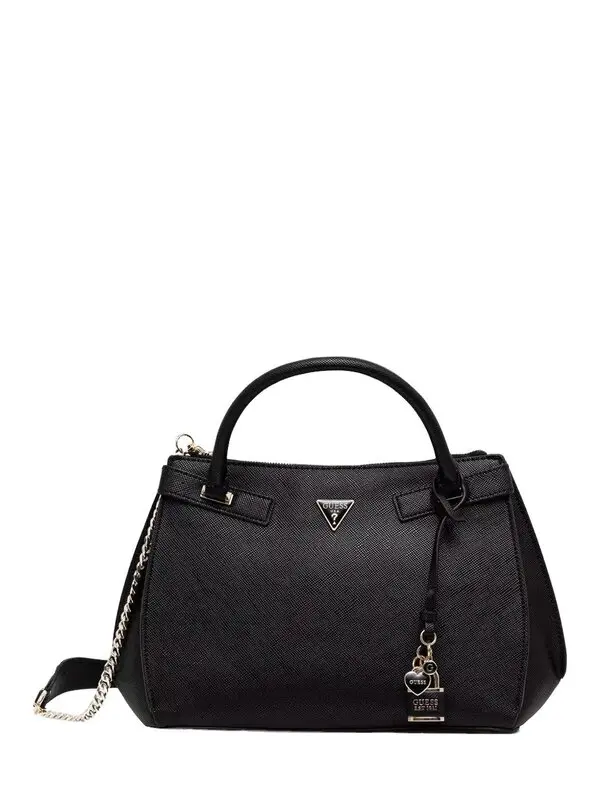 Guess Serenova Charm-detail Tote - Black