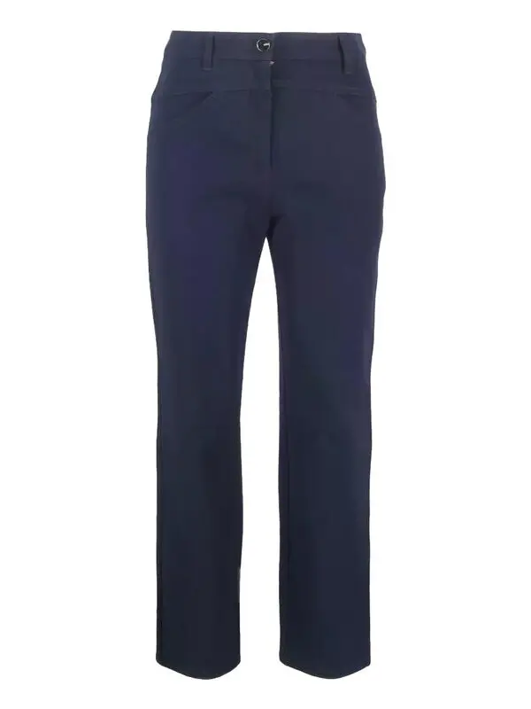 Escada Straight-leg High-rise Trousers - Blue