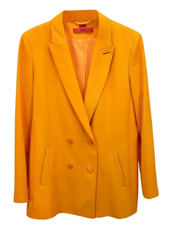 BOSS Double-breasted Blazer - Orange
