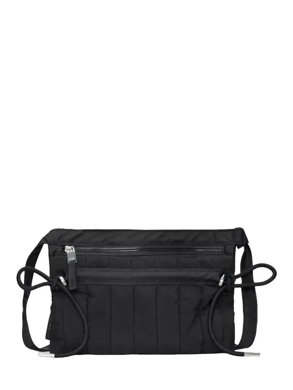 Rains Quilted Shoulder Bag - Black