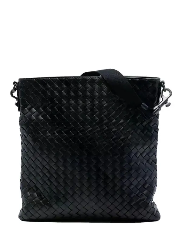 Bottega Veneta Nappa Intrecciato Vn Crossbody Bag - Black