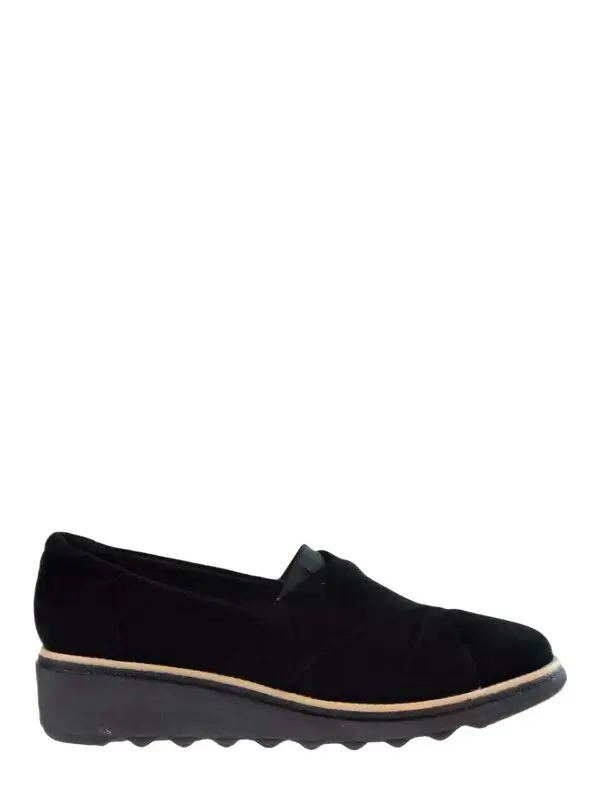 Clarks Sharon Form Loafers - Black