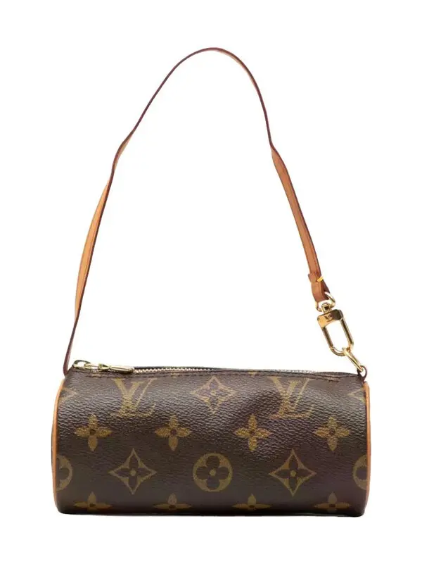 LOUIS VUITTON 1990-2010 Monogram Papillon Pochette - Brown
