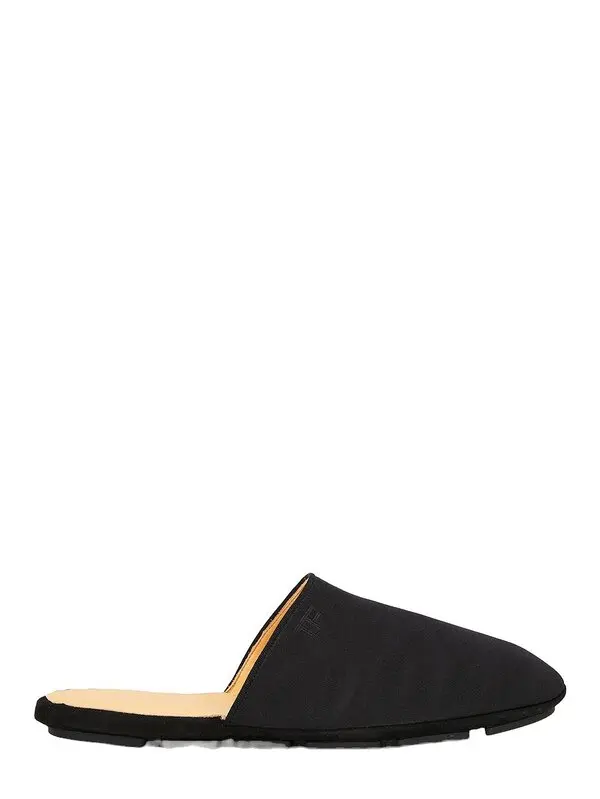 TOM FORD Satin Slipper - Black