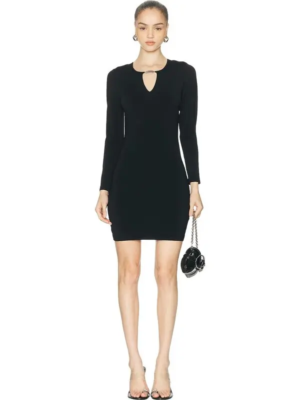 Alexander Wang Necklace Mini Dress - Black