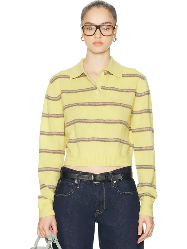 Eterne Barrett Cashmere Sweater - Butter Stripe
