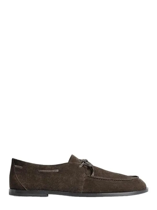 Cos Suede Deck Shoes - Brown