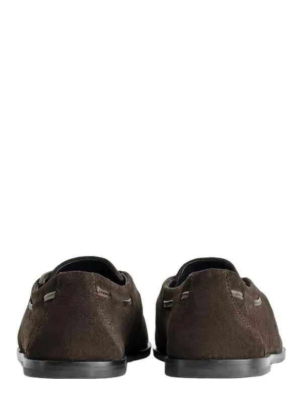 Cos Suede Deck Shoes - Brown