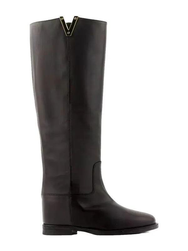 PAUL WARMER Via Roma Leather Boots - Brown