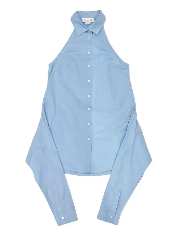 Monse Halter Shirt - Blue