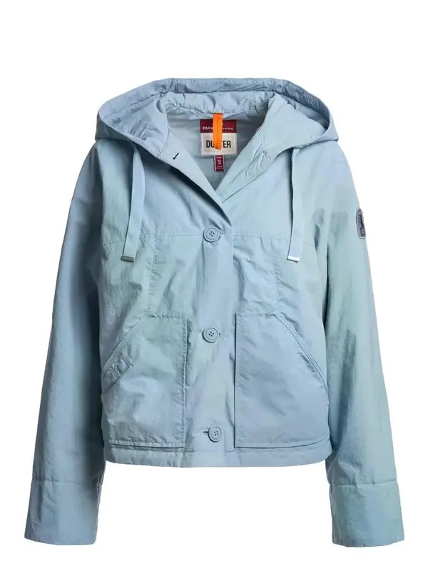PARAJUMPERS Button-up Hooded Jacket - Blue