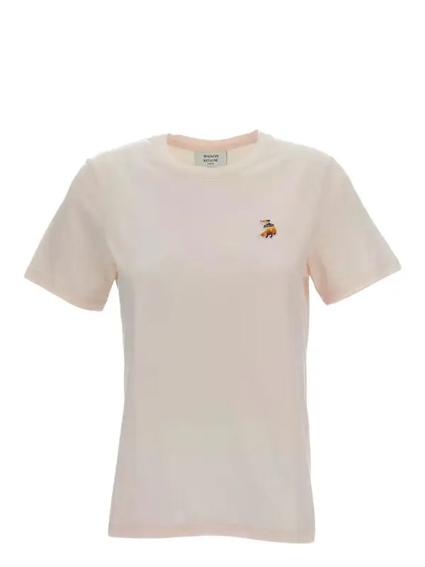 Maison Kitsuné Fox Patch T-shirt - Pink
