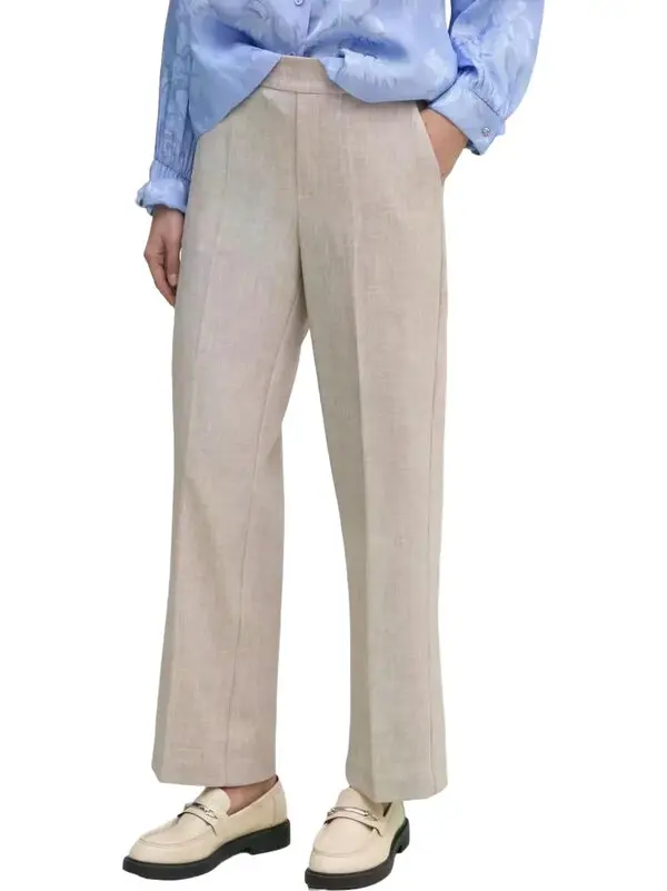 MOS MOSH Elasticated-waist Trousers - Neutrals