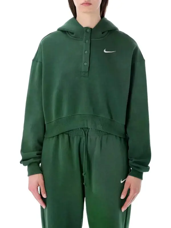 Nike Half-button Hoodie - Green