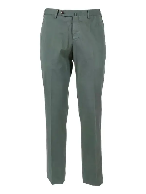 PT TORINO Belt-loops Trousers - Green